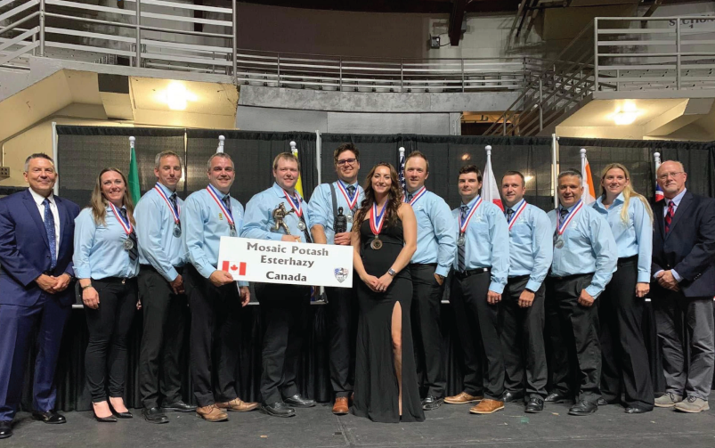 Esterhazy Mine Rescue impresses at International Mine Rescue Competition