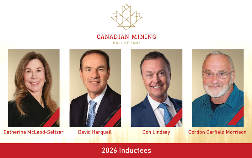 2026 inductees announced for the Canadian Mining Hall of Fame